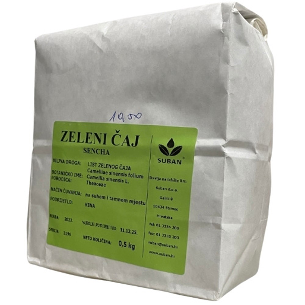 Suban Zeleni Čaj Sencha - Prirodni Čaj za Zdravlje - Proteka