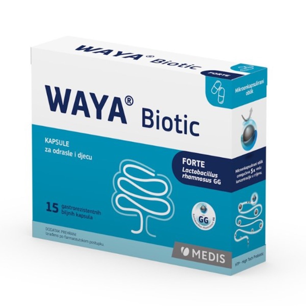 Waya Biotic kapsule - Probiotici za zdravu probavu - Proteka